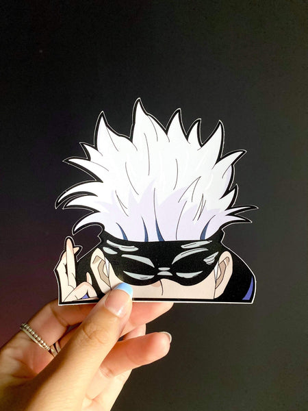 Satoru Gojo Peeker Sticker – Zenkai Autowerks